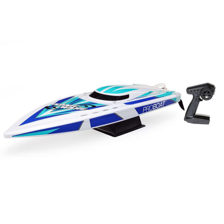 Pro-Boat Sonicwake V2 36" Self-Righting Brushless Deep-V RTR, White ...